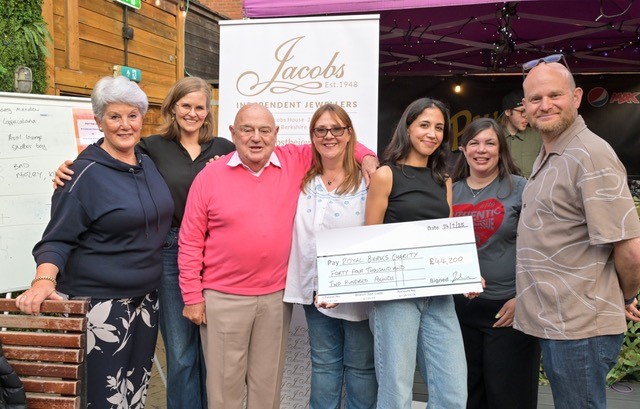 Jacobs Jewellers Smashes Fundraising Goal - Royal Berks Charity